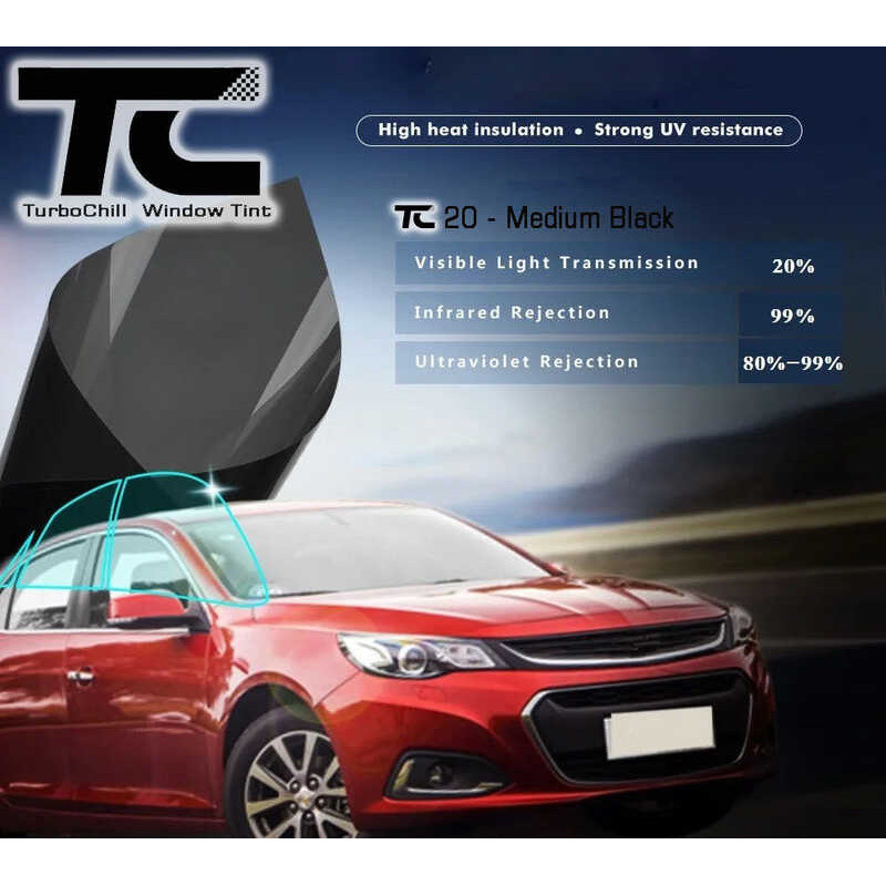 NANO CERAMIC CAR WINDOW TINT SPECIAL CUT FOR FRONT AND BACK USED 097 ...