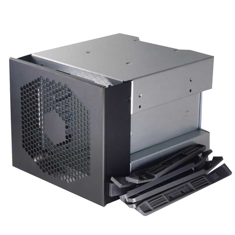 (Rhep) 4-Bay Large Capacity HDD Hard Drive Cage Rack 5 Inch 3 X Optical ...