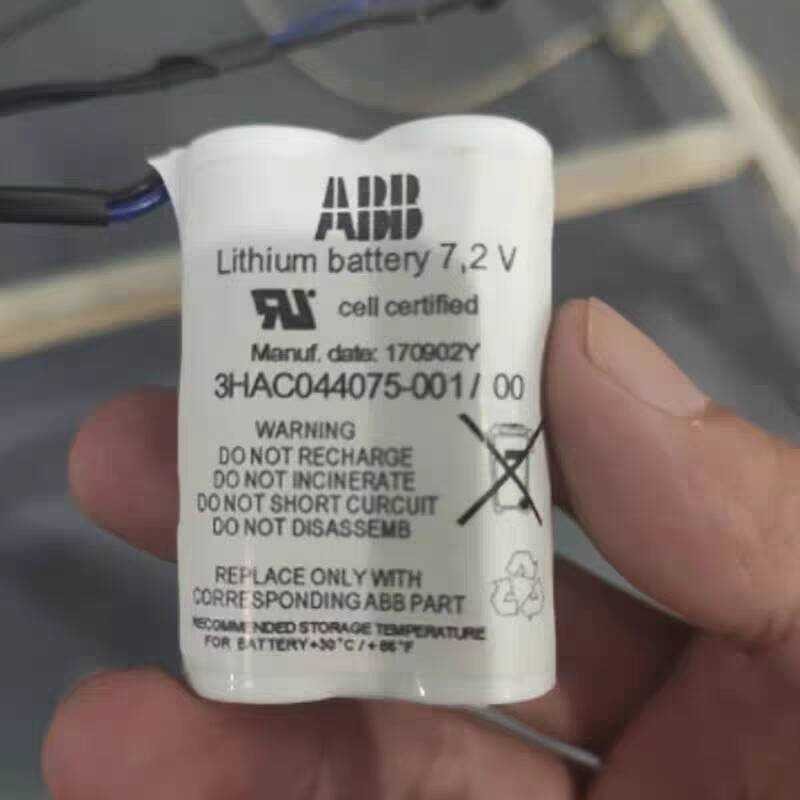 LITHIUM BATTERY Abb Robot Battery Battery 3Hac044075-001/00 Smb Battery ...