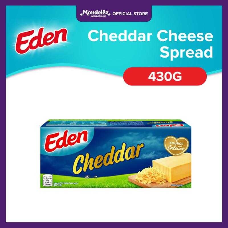Eden Cheddar - Processed Filled Cheese Spread 430G Made From Milk 282 ...