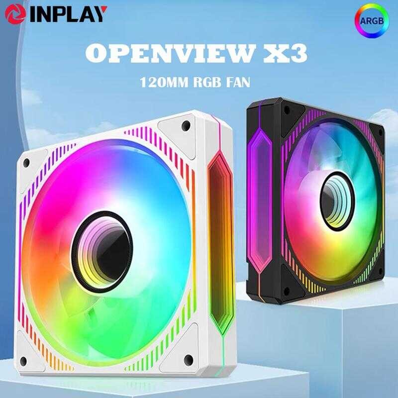 Inplay Seaview F3 120Mm Case 6Pin Silent Computer Fan 1800Rpm With RGB ...