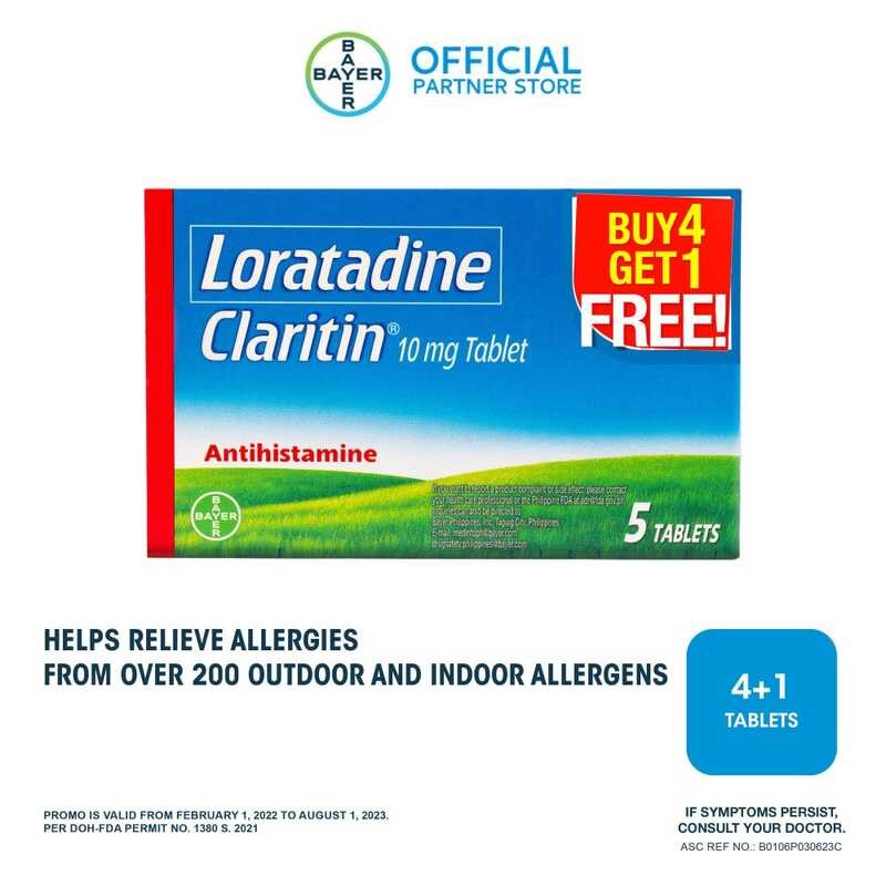 Claritin® Loratadine 10Mg Tablet For Allergy Relief From Over 200 ...