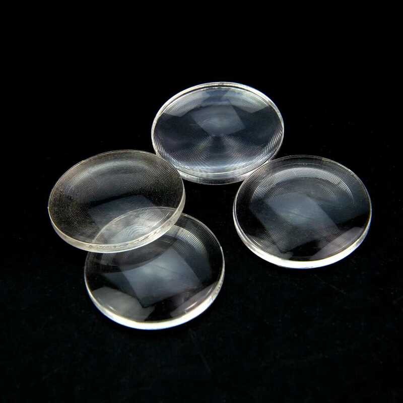 20mm Round Fresnel Thread Lens PMMA Acrylic Spotlight Flashlight Laser ...