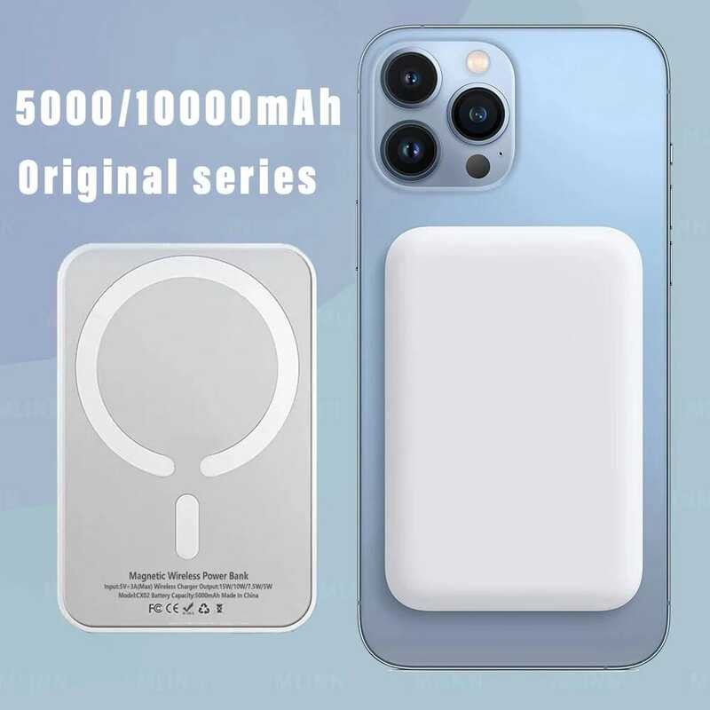 Magnetic Powerbank For Apple External Battery Portable Wireless Power ...