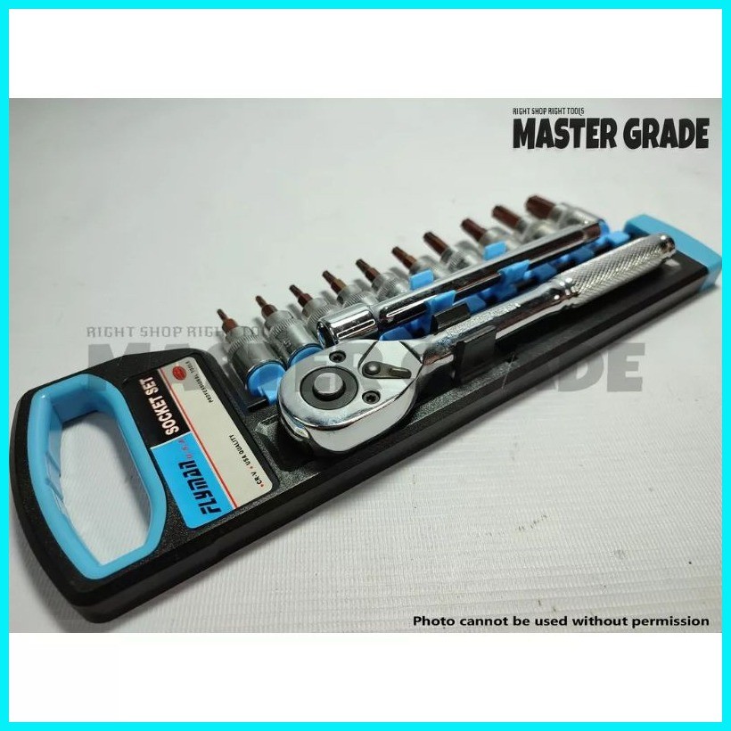 Flyman 12pcs Allen Socket wrench set 3/8 drive (Flower Type) | Shopee ...