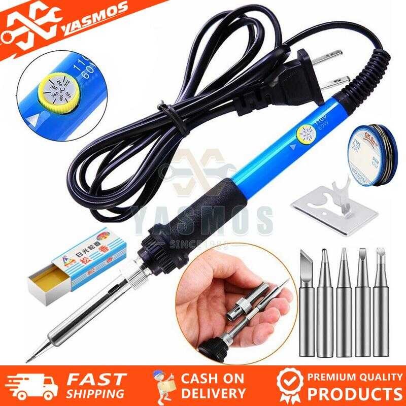 Soldering 60W Original Iron Full Tin Soldering Lead And Flux 5Piece Set ...