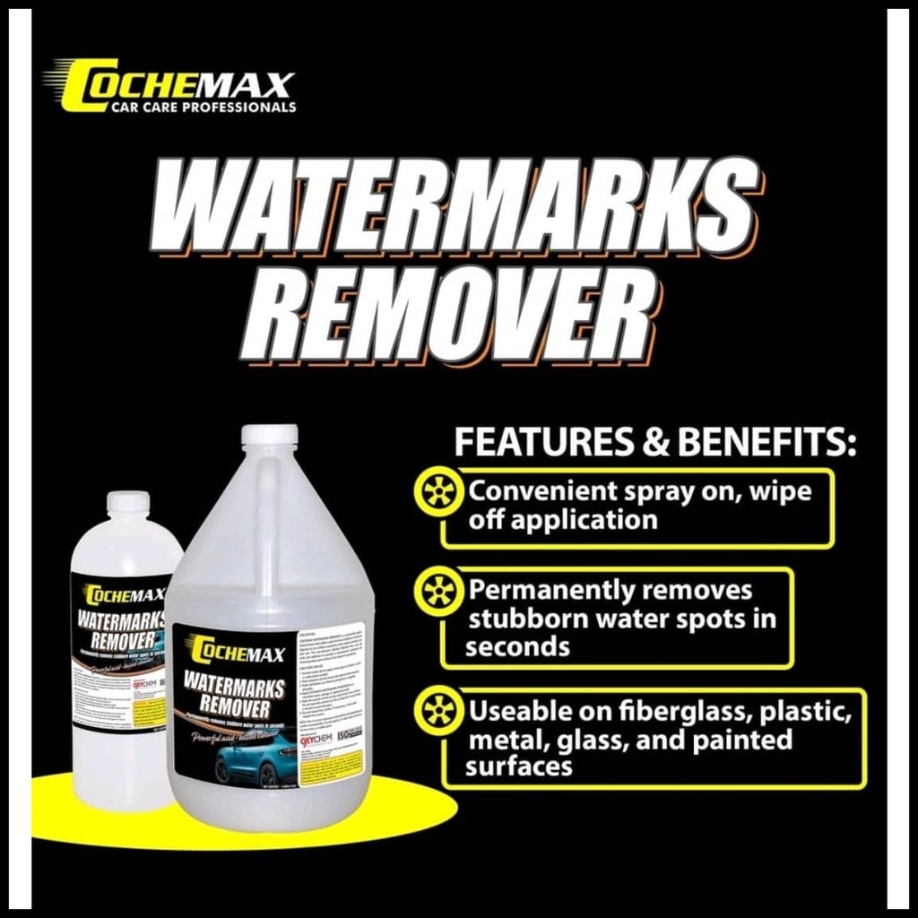 Cochemax Watermarks Remover 1 Liter | Shopee Philippines