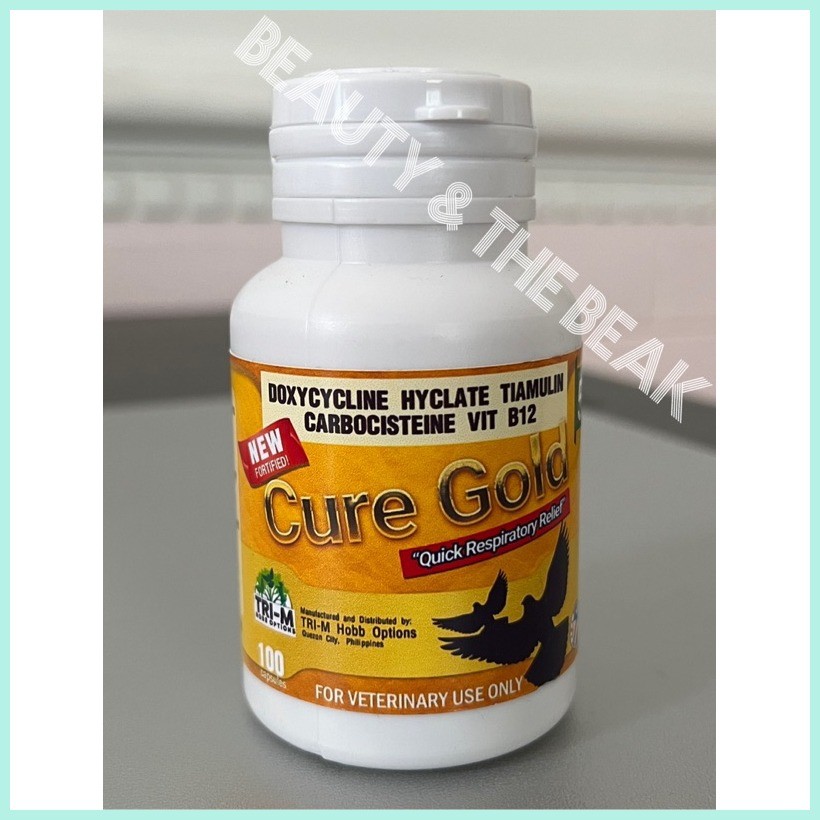 Tri M Cure Gold 100 caps Instand Solution to One Eye Cold Respiratory ...