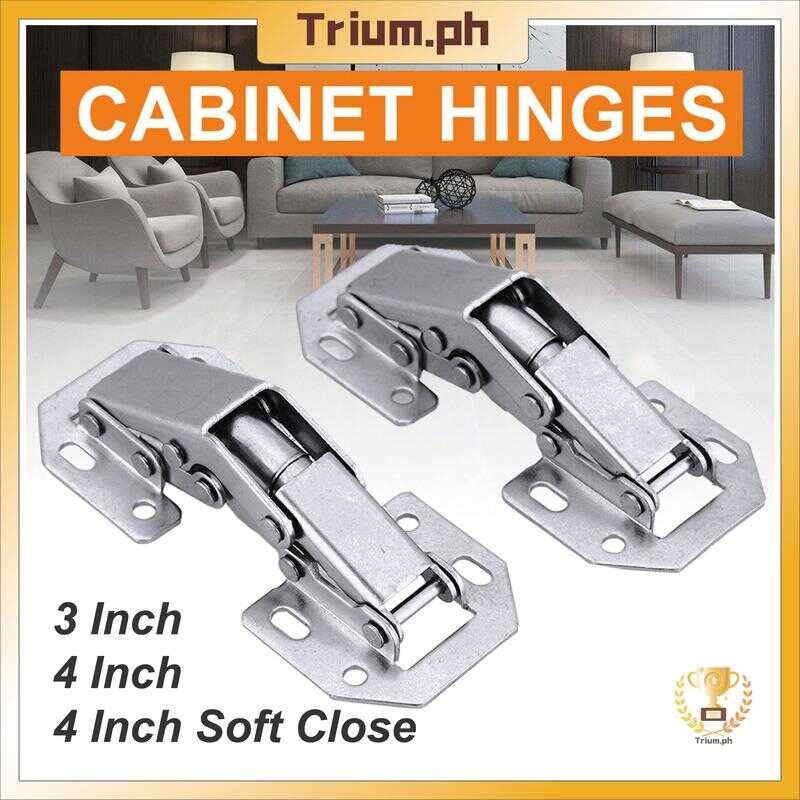 90° Concealed Hinges No-Drilling Hydraulic Cupboard Door Hinge With ...