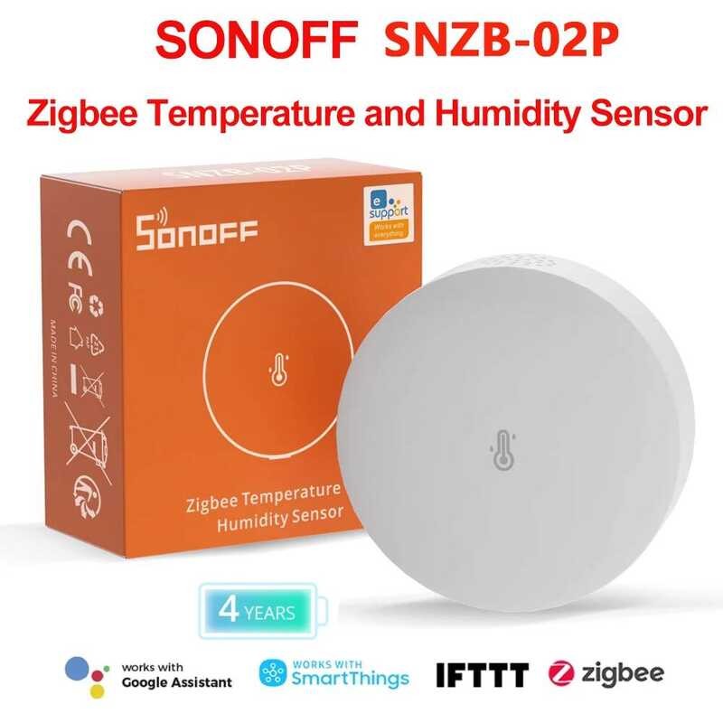 SONOFF Snzb-02P Temperature And Humidity Sensor High Accuracy Fast ...