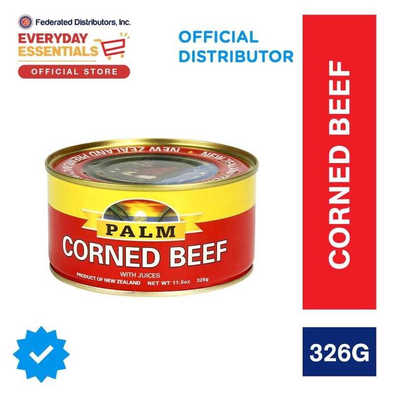 A26 Palm Corned Beef With Natural Juice - Plain 326G | Shopee Philippines