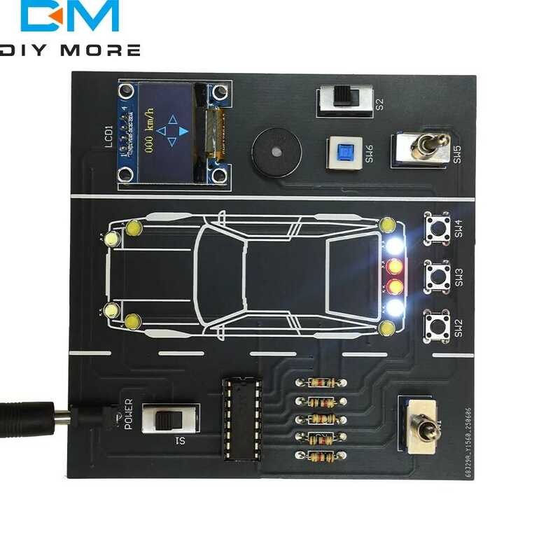 DIY Car Driving Simulation Soldering Practice Kit DC 5V Car Driver ...