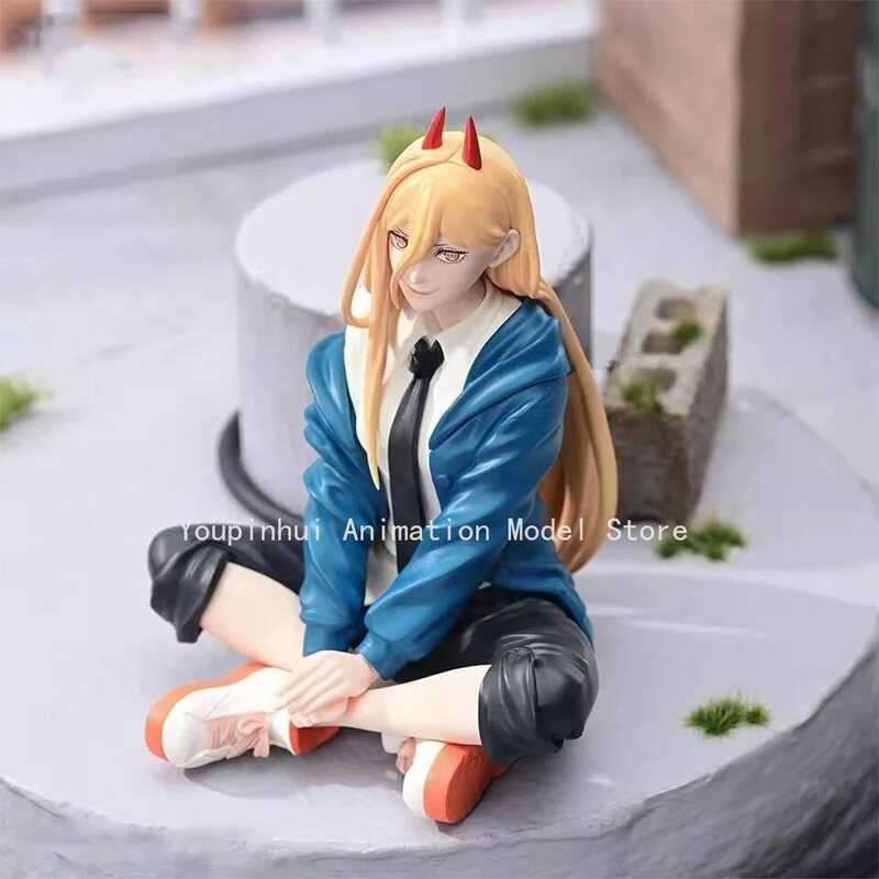 Original Genuine SEGA Chainsaw Man 15Cm Power Noodle Stopper Sitting ...