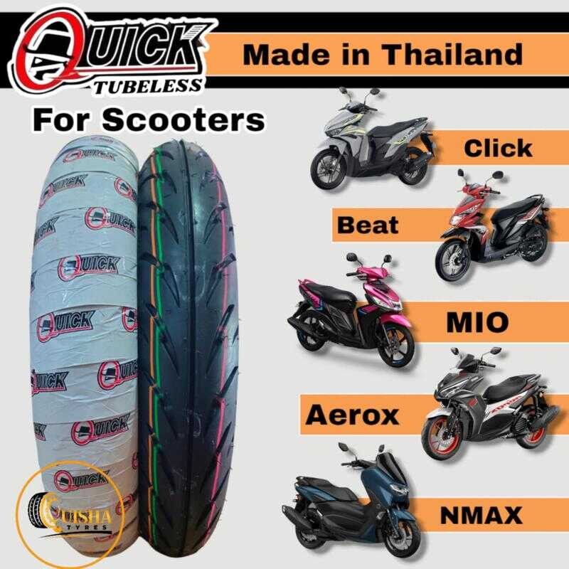 QUICK TIRE PHOENIX TUBELESS FOR Nmax, Click, Beat, Aerox, MIO I 125 ...