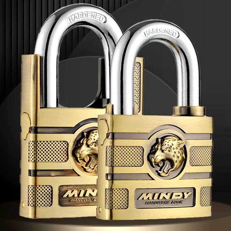Padlock Strong With Key Outdoor Door Classical Solid Dormitory Lock ...
