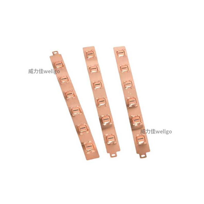 21700/18650 Connection 1X6 Nickel Composite Sheet Battery Bus Bar Red ...