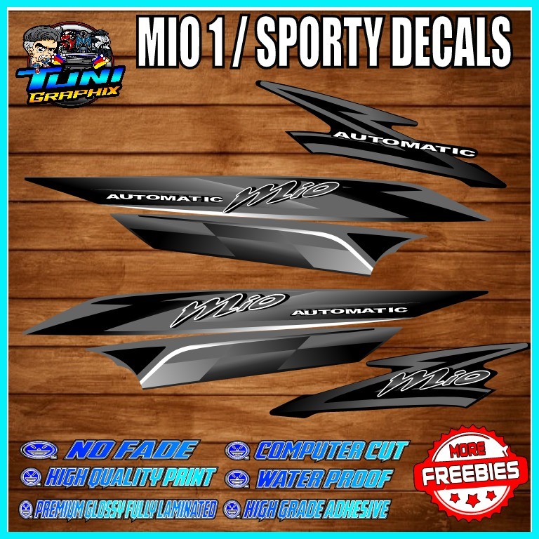MIO SPORTY MIO 1 INDONESIA DECALS ( MORE COLOR CHOICES) | Shopee ...
