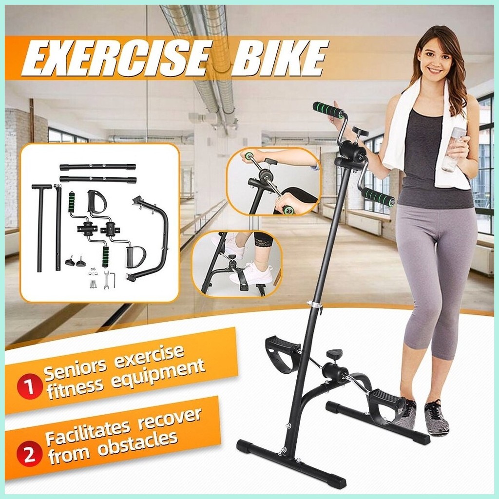 Rehabilitation Bicycle Feet Exercise Bike Portable Collapsible Elderly ...