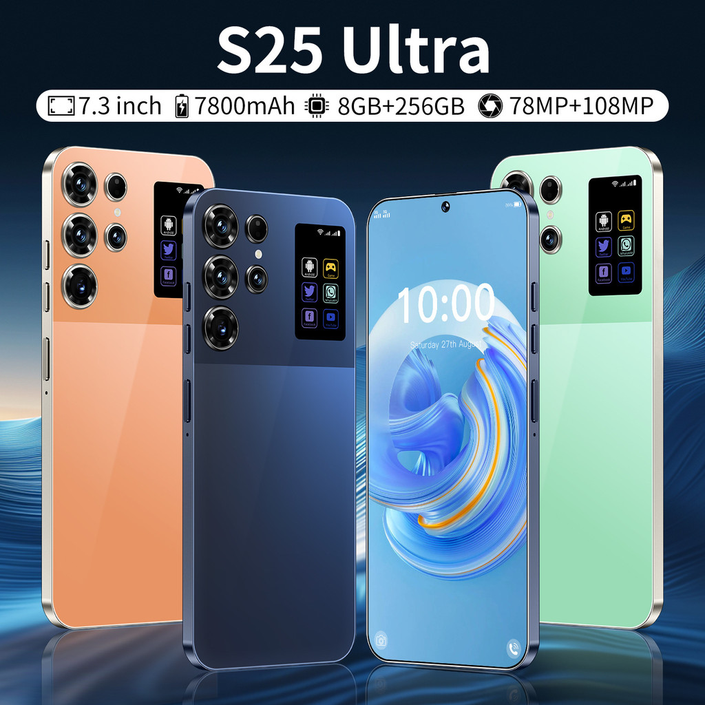 New s25ultra Smartphone 8+256G Large Screen Real 4G Android Phone ...