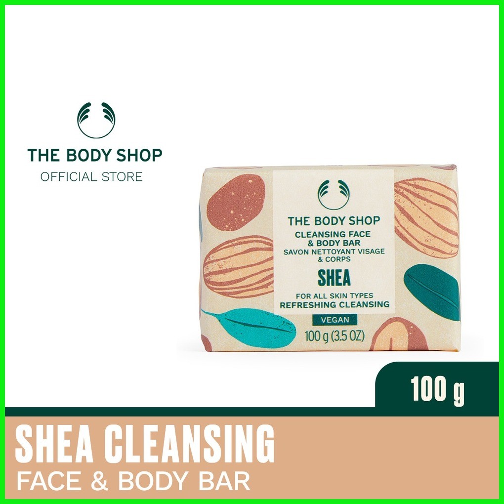 The Body Shop Shea Cleansing Face & Body Bar (100g) | Shopee Philippines