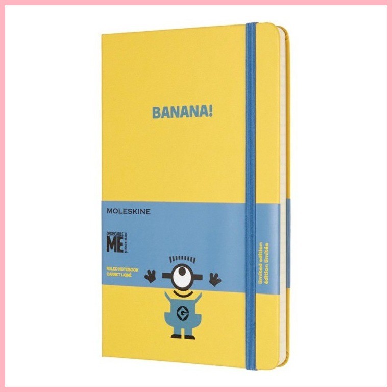 Moleskine Limited Edition Minions Large Ruled Notebook (Yellow ...