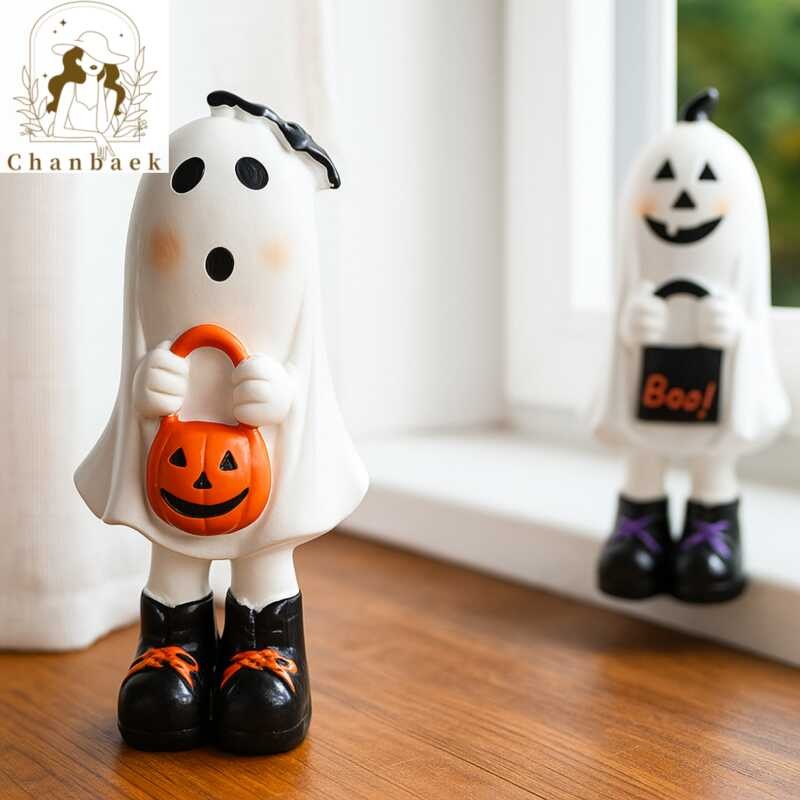Tt CHAEK Themed Resin Figurine Handicraft Hand-Painted Halloween ...