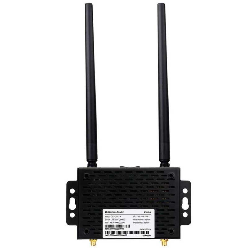W 4G LTE CPE With SIM Card Slot 4 Antennas 150Mbps Firewall Protection ...