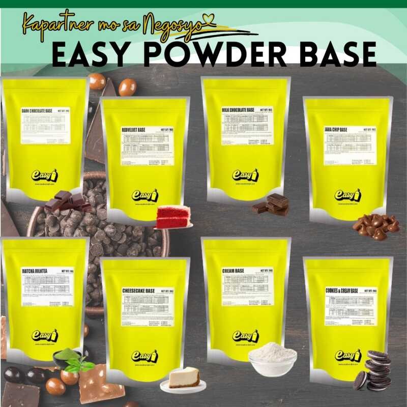 Easy Brand Powder Java Chip Frappe Base Matcha Dark Chocolate Cookies N ...