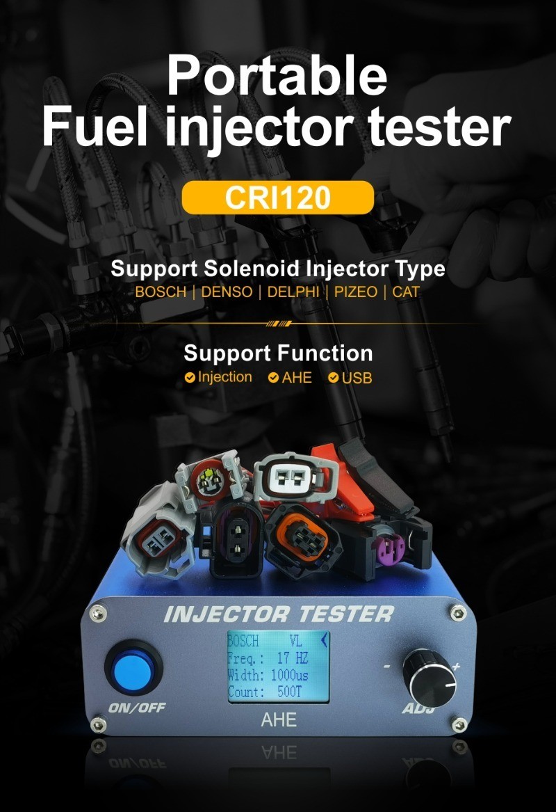 CRI120 Piezo Fuel Injector Common Rail Tester W/AHE Test Common Rail ...