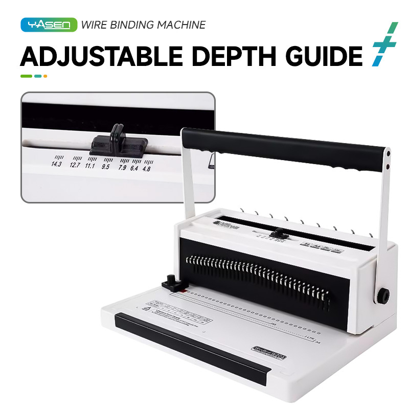 Officom 34-Hole A4 Wire Binding Machine | Bind Notebooks, Light ...