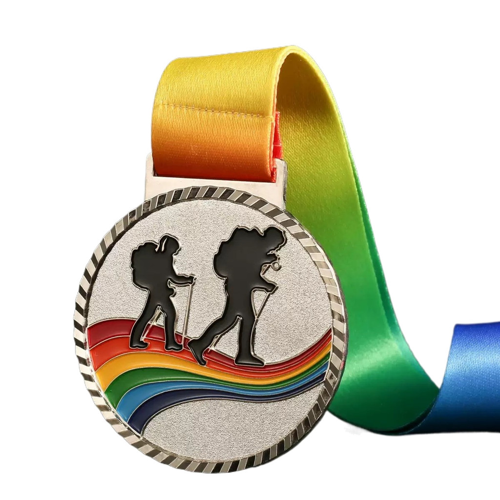 Free Ribbon, in Stock 2.75-inch Gold, Silver, and Bronze Mountain ...