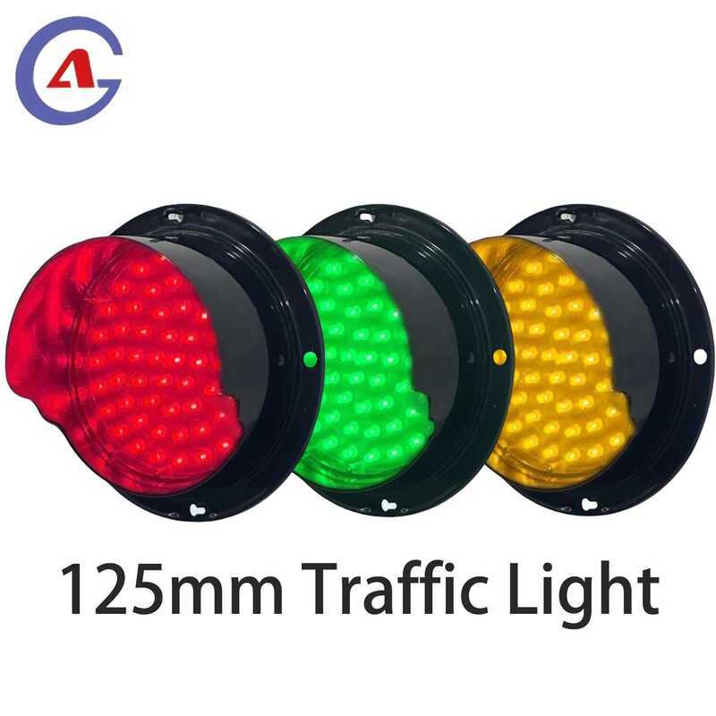 Red Yellow Green LED Traffic Light PC Housing DC 12V | 125Mm Diameter ...