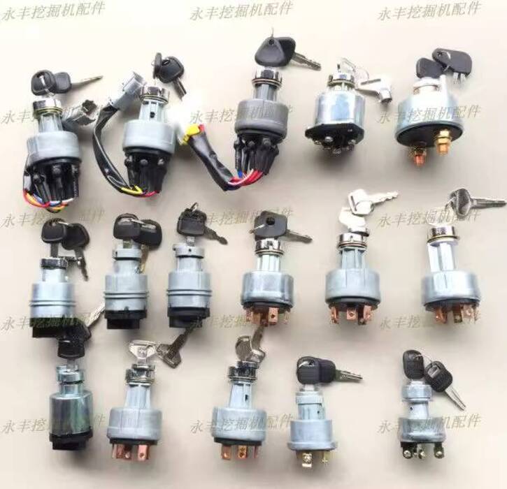 Excavator Ignition Switch Caterpillar Komatsu Hitachi Hyundai Daewoo ...