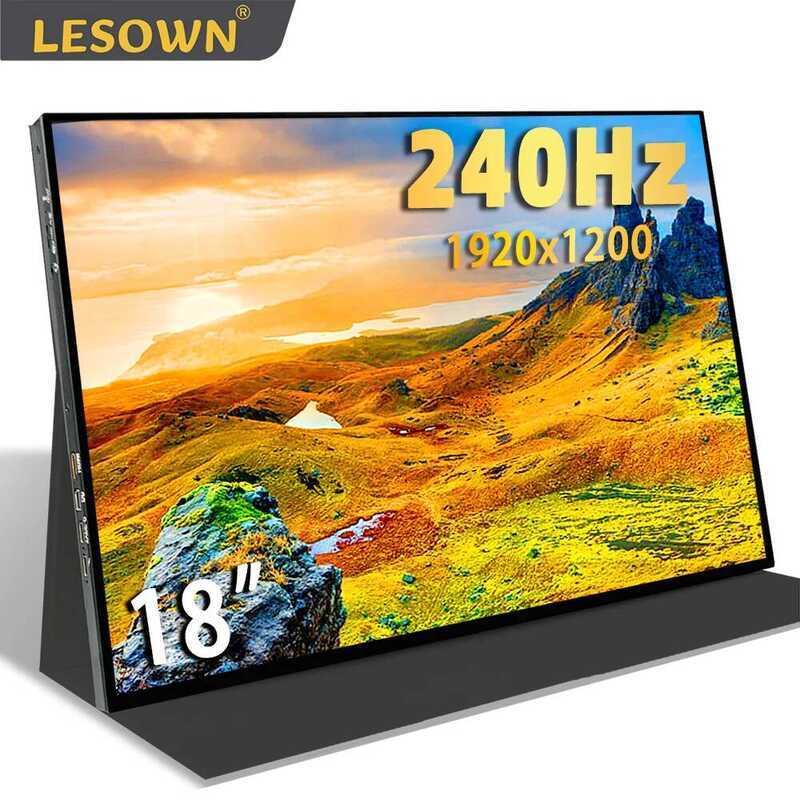 18 LESOWN Inch Portable External Monitor 1920X1200 IPS 240Hz ...