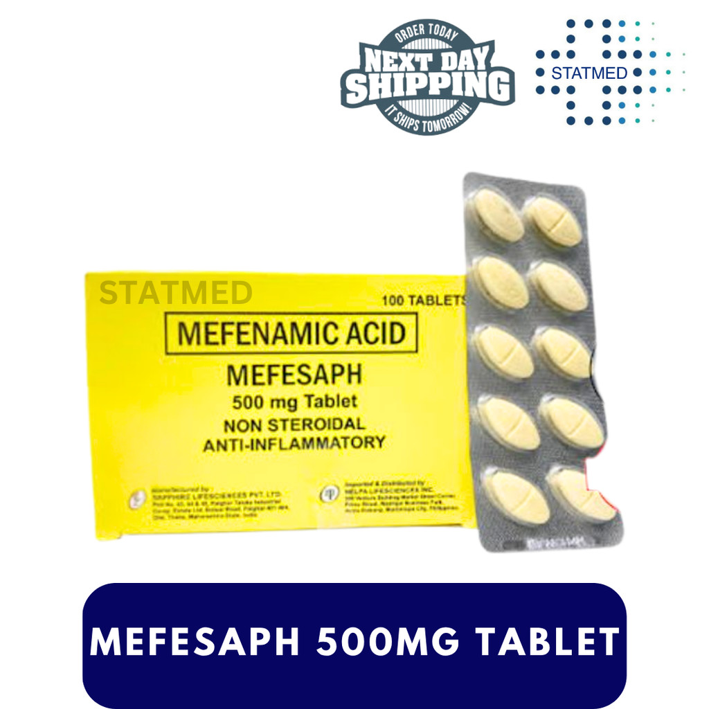 Mefesaph Mefenamic Acid 250mg Capsule & 500mg Capsule Mecid l 10 & 30 ...