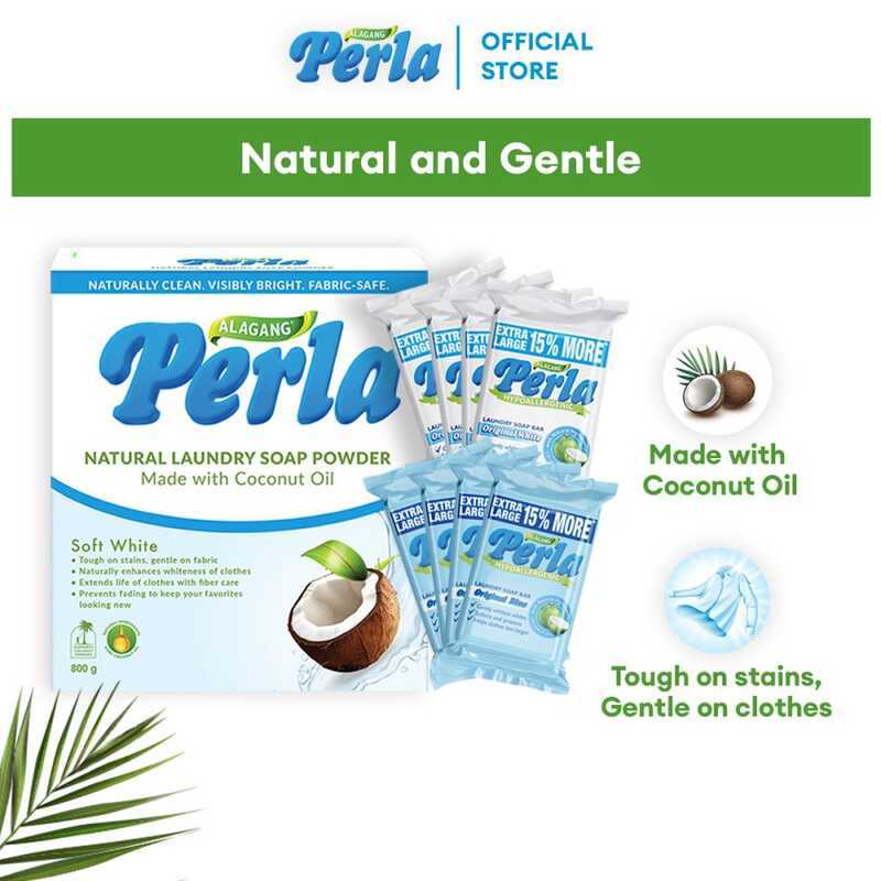 Natural Powder 800G & Perla Cut Mixed Bundle - Blue And 4Pcs White 110G ...