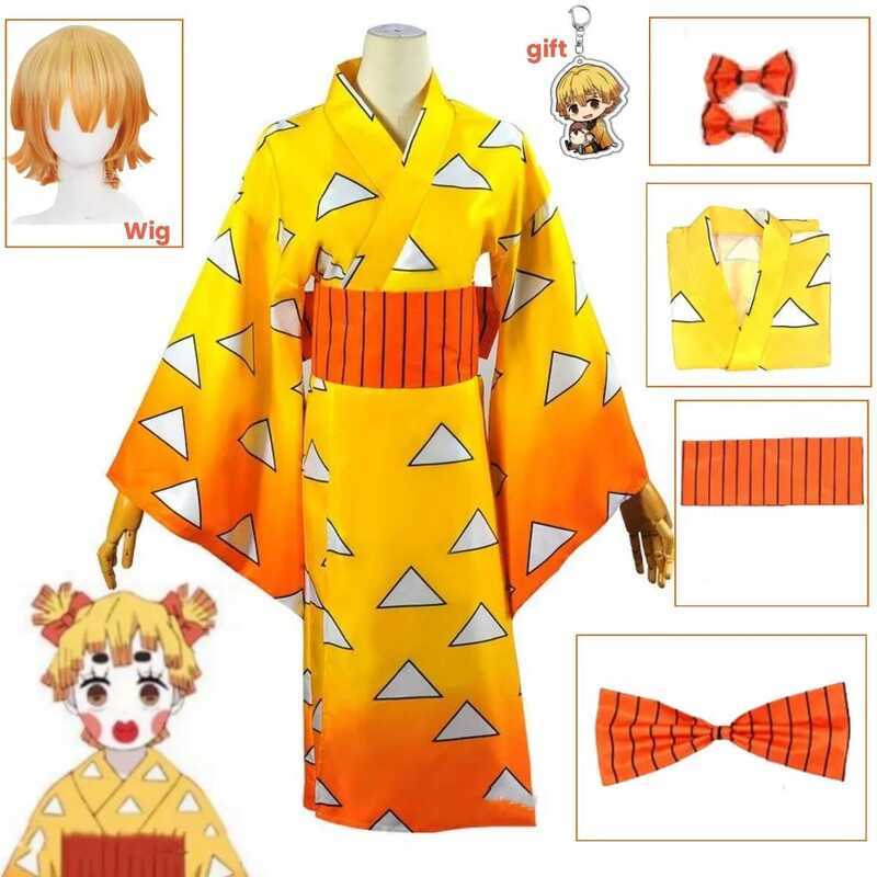 Clothing Anime Japanese Classic Adult Comic Agatsuma Zenitsu Cosplay ...