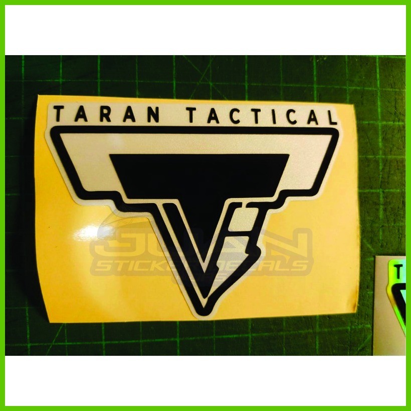 TARAN TACTICAL Logo Sticker Decal for Car & Motorcycle Reflective ...