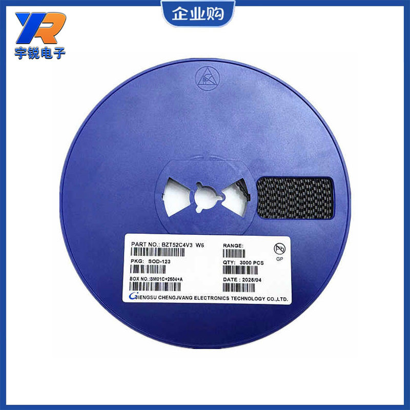 Preferred Retro Patch Voltage Regulator Diode BZT52C3V6S 3.6V W4 SOD ...