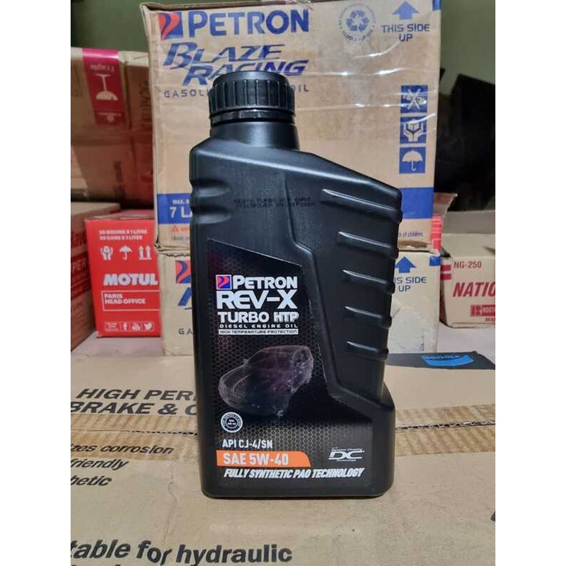 Petron Rev-X Turbo HTP Fully Synthetic Diesel Engine Oil SAE 5W40 1L ...