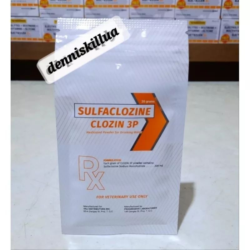 SULFACLOZINE CLOZIN 3P 20 GRAMS | Shopee Philippines