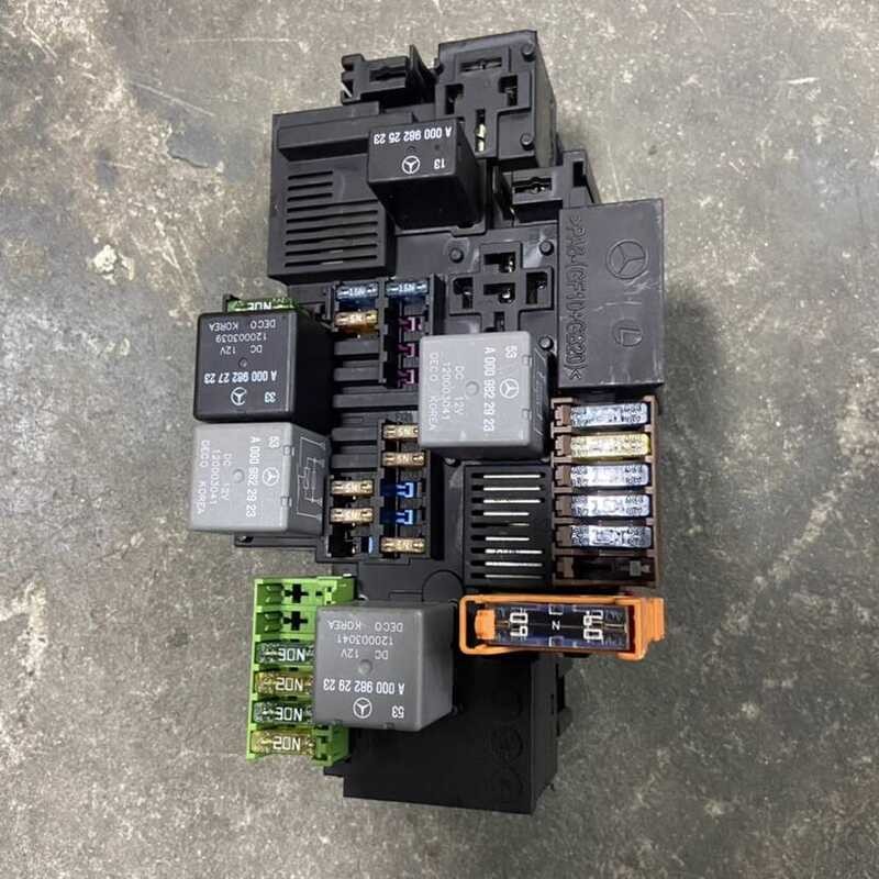 Mercedes-Benz C-Class 205 S-Class 222 Fuse Box C200 C260 S350 S400 ...