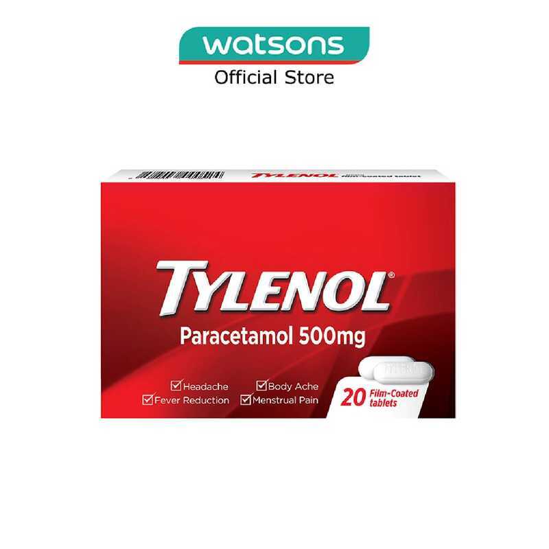 COD Authentic Original TYLENOL Adult Paracetamol Film Coated Tablet ...