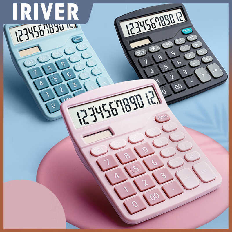 Iriver Black/Pink/Blue Counter Solar & Battery Power Computer ...