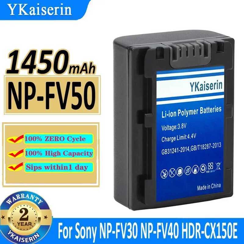 Video Camera Battery NP-FV50 1450mAh For Sony NP-FV30 NP-FV40 Hdr ...