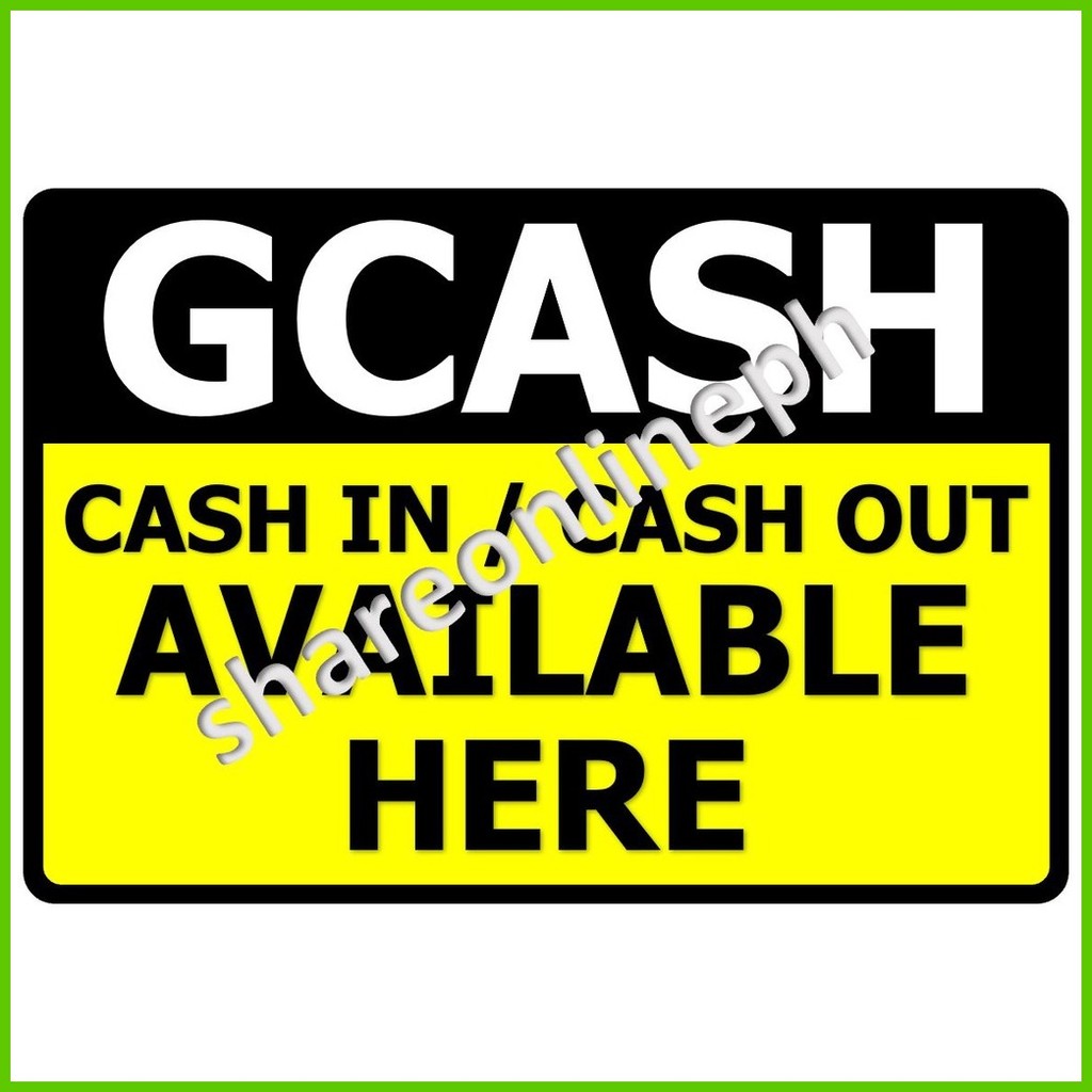 Laminated Signages Gcash Available here Signage Signage Sign Boards ...