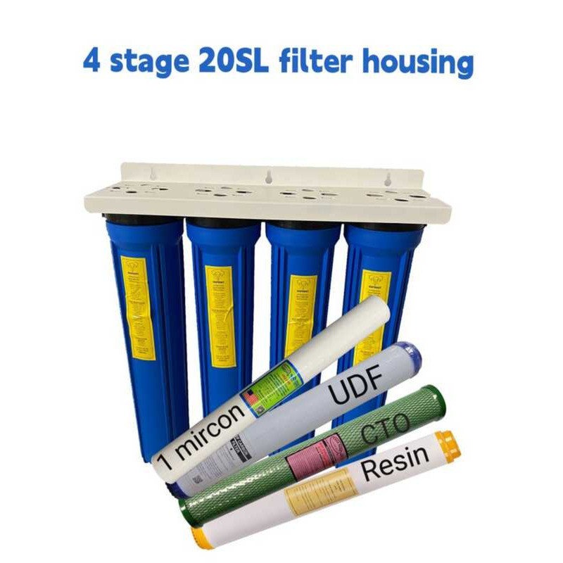Water 4 Stages Basic 20" Type Package inclusive of Sediment Filter ...