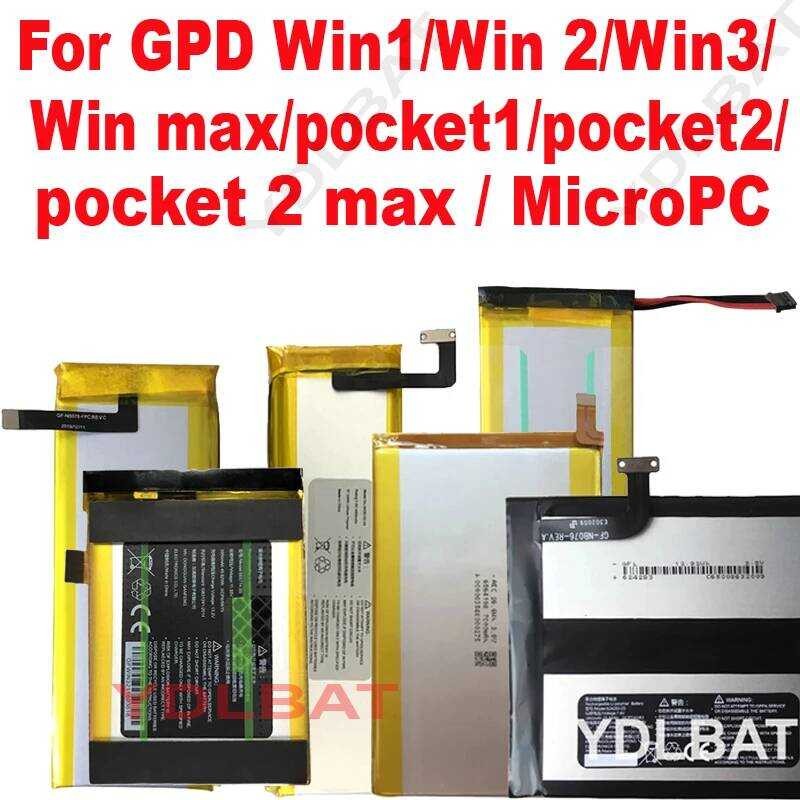 100%New 3 6 Win2 Battery For GPD Micropc Pocket 1 Win 3 2 P2 Max ...