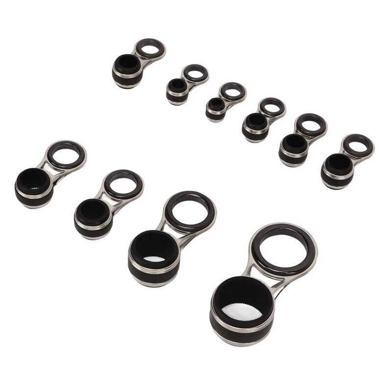 ishing Rod Guides Set Ceramic Fishing Rod Tip Repair Kit Anti Tangled 5 ...