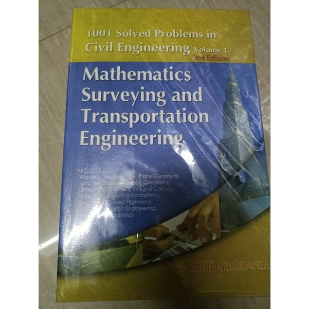 1001 solved problem in civil engineering Mathematics surveying & transportation engineering ...